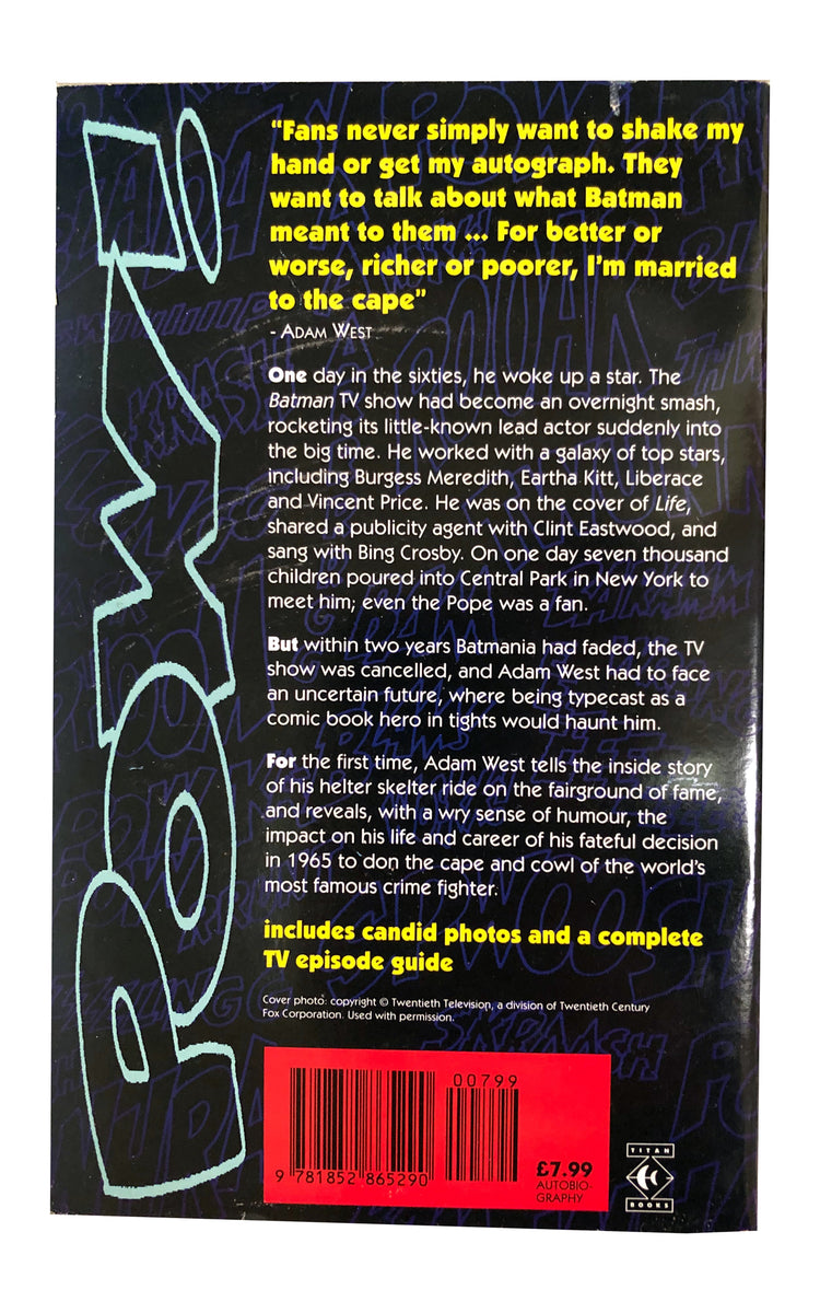 Back To The Batcave by Adam West, Jeff Rovin | Signed by Adam West ...